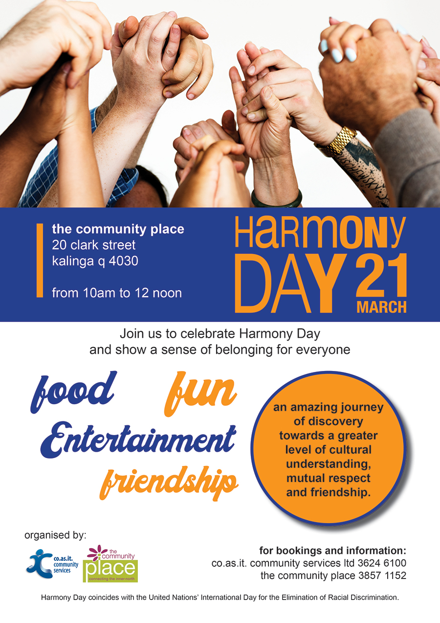 harmony day a great success - The Community Place
